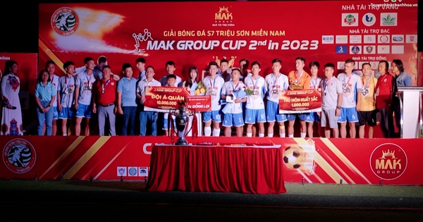 Giải bóng đá sân 7 huyện Triệu Sơn tại miền Nam tranh Cup Mak Group lần thứ 2, năm 2023