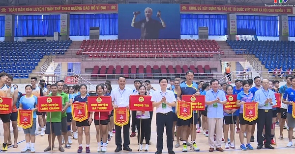 Khai mạc giải bóng chuyền "Bông lúa vàng"