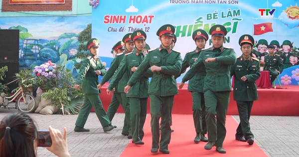 Thiếu nhi: Cháu yêu chú bộ đội