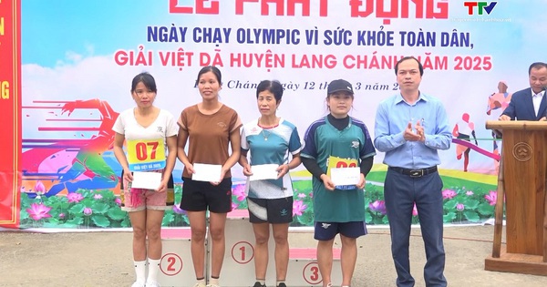 Lang Chánh: Giải việt dã “Chạy vì sức khỏe cộng đồng” năm 2025