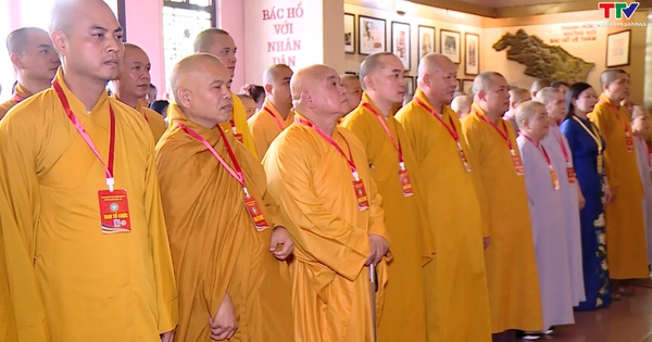 Đoàn đại biểu dự Đại hội đại biểu Phật giáo tỉnh Thanh Hóa lần thứ IX ...